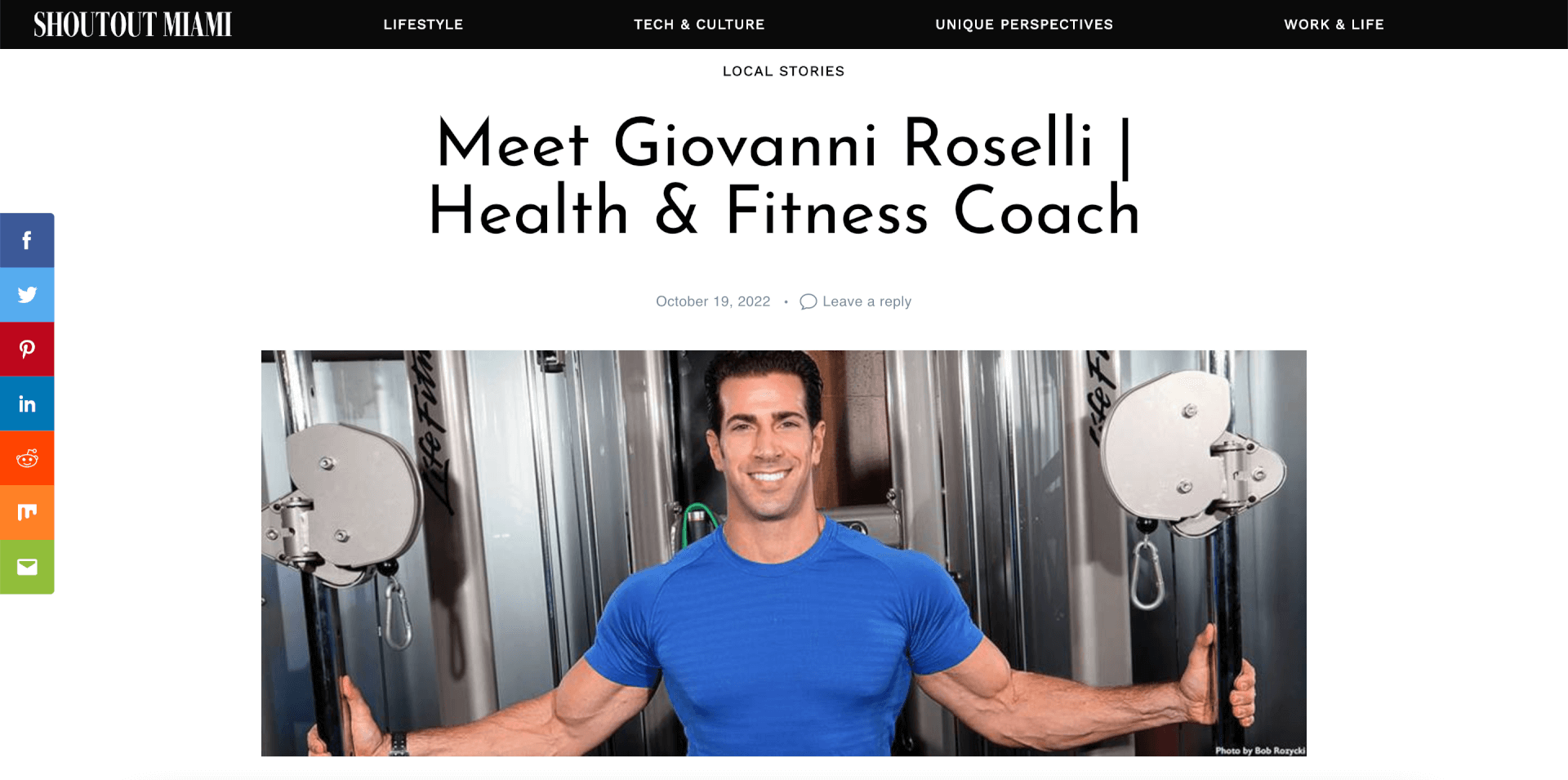 Giovanni Featured In Shoutout Miami – Giovanni Roselli